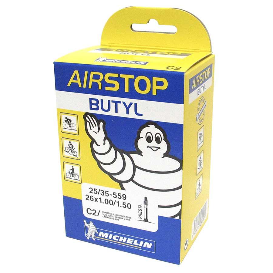 Michelin Airstop Butyl 700c Presta Valve Bike Tube – Bicycle Warehouse