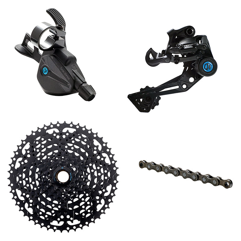 Three Prime 9 X-Wide Groupset Multi Shift – Bicycle Warehouse