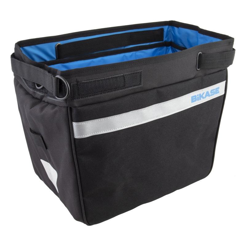 Grocery Pannier Velcro Straps 14x6x10` 840 c.i. (Single) Black/Blue ...