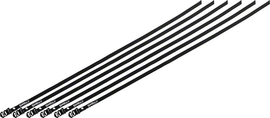 Junk Strap 120cm Rack Strap: Black with Stainless Buckle~ 6-Pack ...