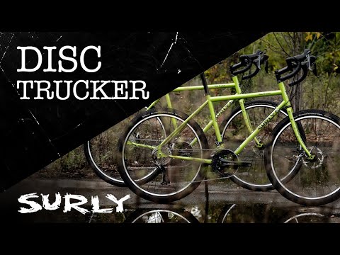 Surly Steel Disc Trucker Bike - 700c Steel Pea Lime Soup – Bicycle ...