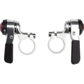 microSHIFT Thumb Shifter Set, 9-Speed, Double/Triple, Shimano ...