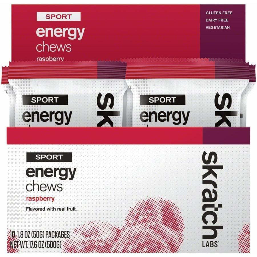 Skratch Labs Sport Energy Chews: Raspberry Box of 10 – Bicycle Warehouse